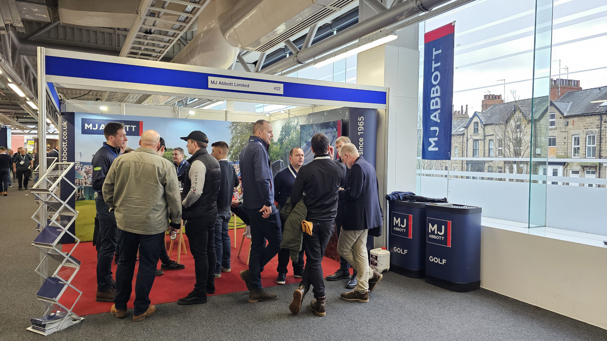 MJ Abbott exhibit at the BIGGA Turf Management Exhibition (BTME) in ...