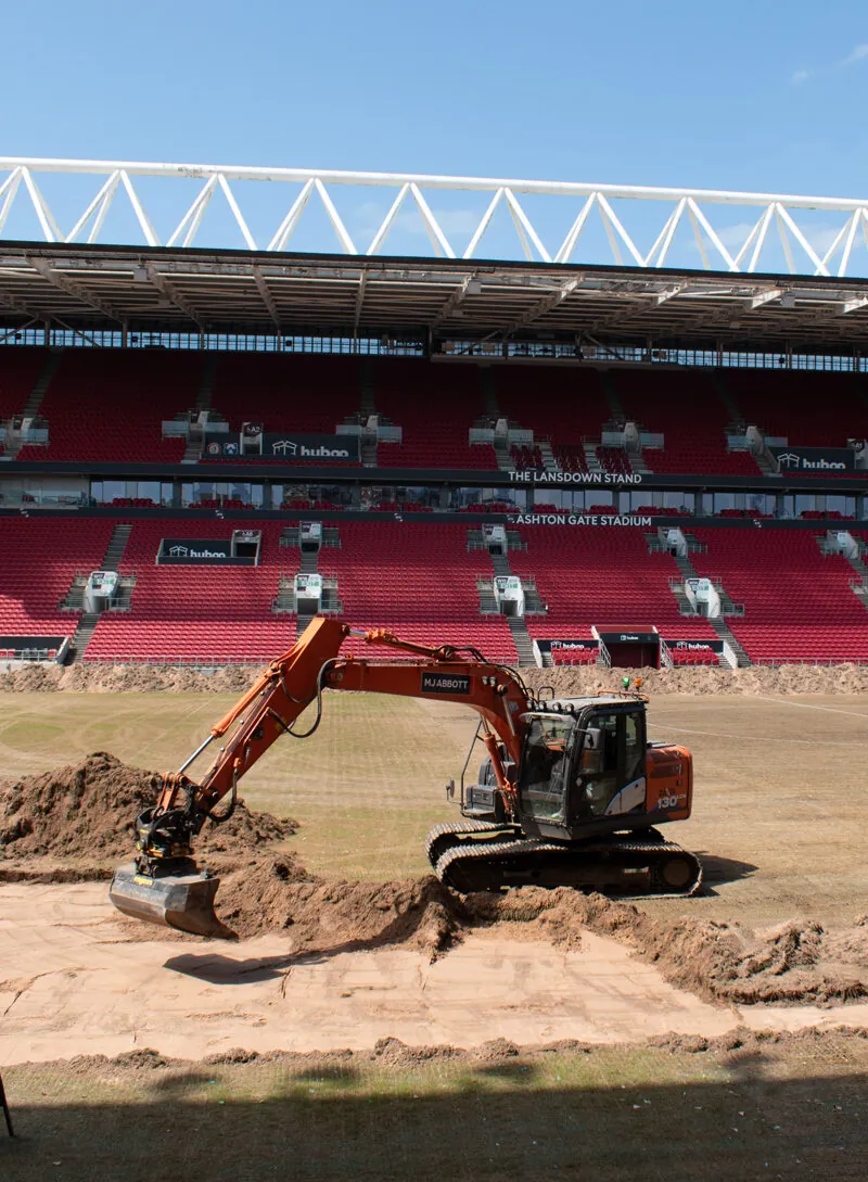 Hybrid mat pitch systems - MJ Abbott